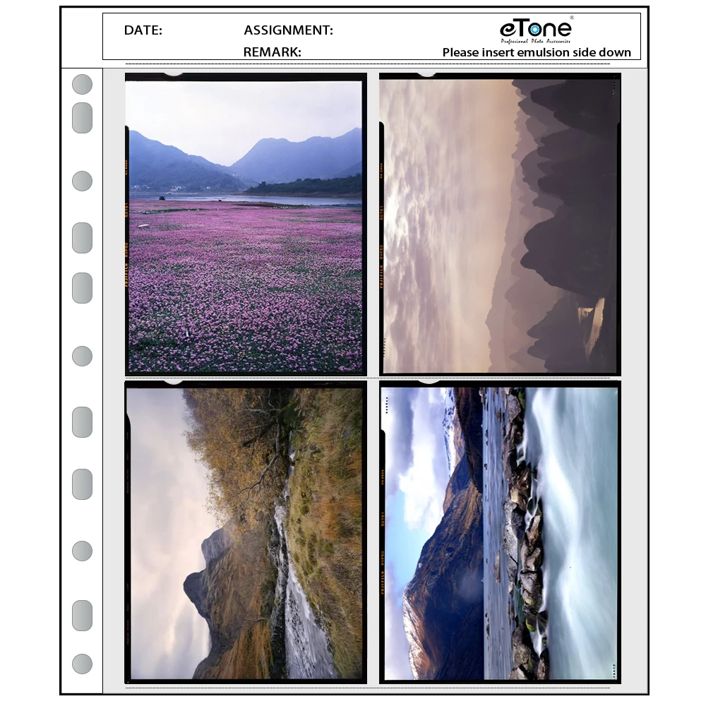 eTone-4x5-Negatives-Film-Storage-Bags-Acid-free-Pages-Black-White-Color ...