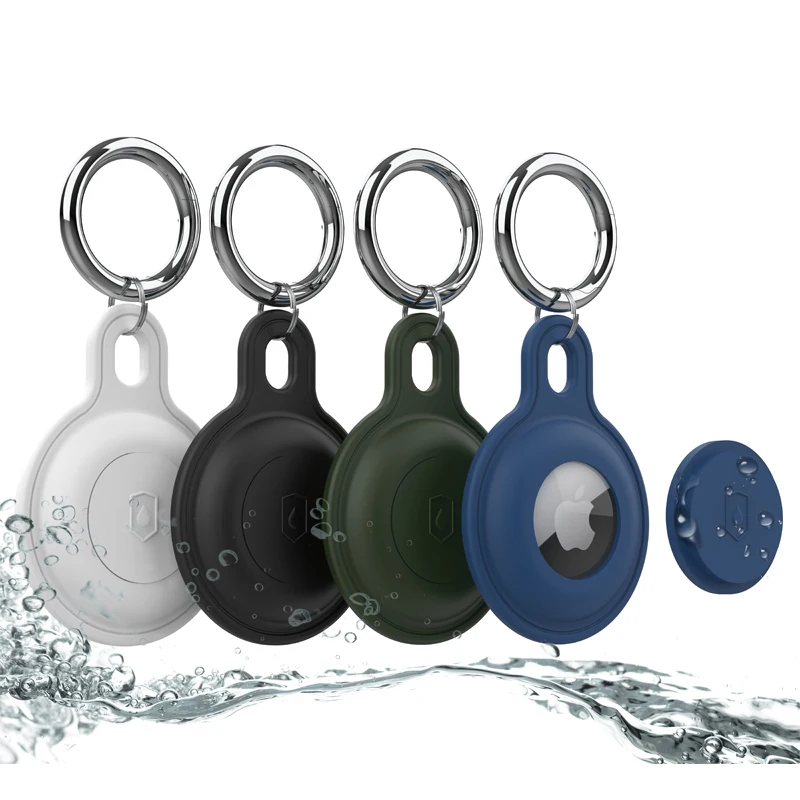 2pack-Keychain-for-Apple-Airtags-Case-Protective-Cover-Airtag-Holder ...
