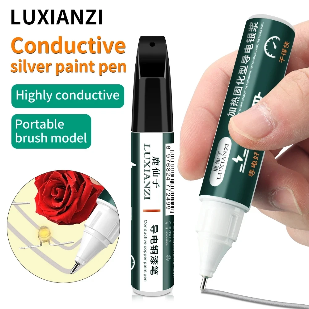 LUXIANZI-Conductive-Silver-Paint-Pen-Anti-interference-Circuit-Board ...