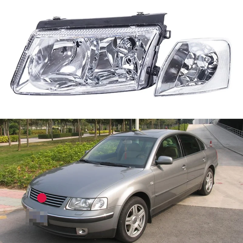Car halogen headlights for VW Passat old B5 headlight assembly 2001 ...