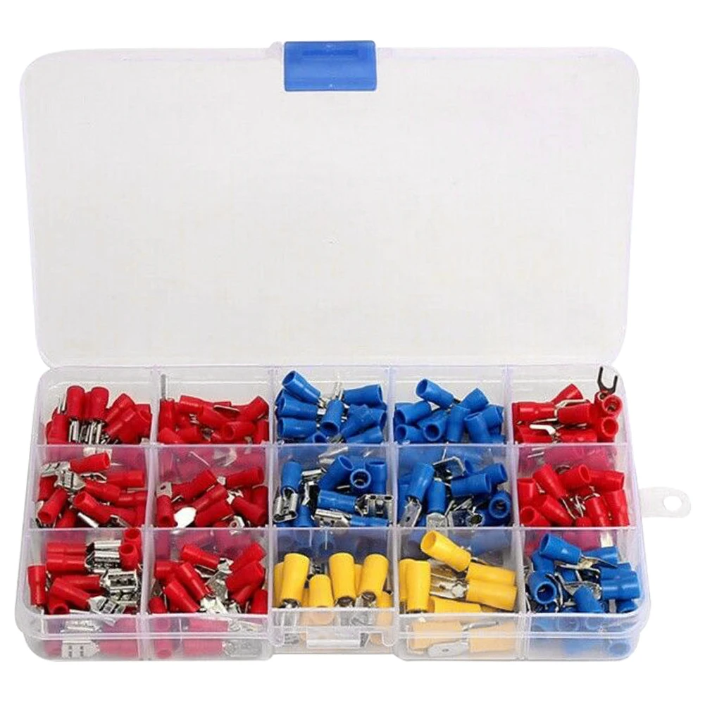 280PCS-Crimp-Spade-Terminal-Cable-Lugs-Assortment-Kit-Butt-Ring-Ring ...