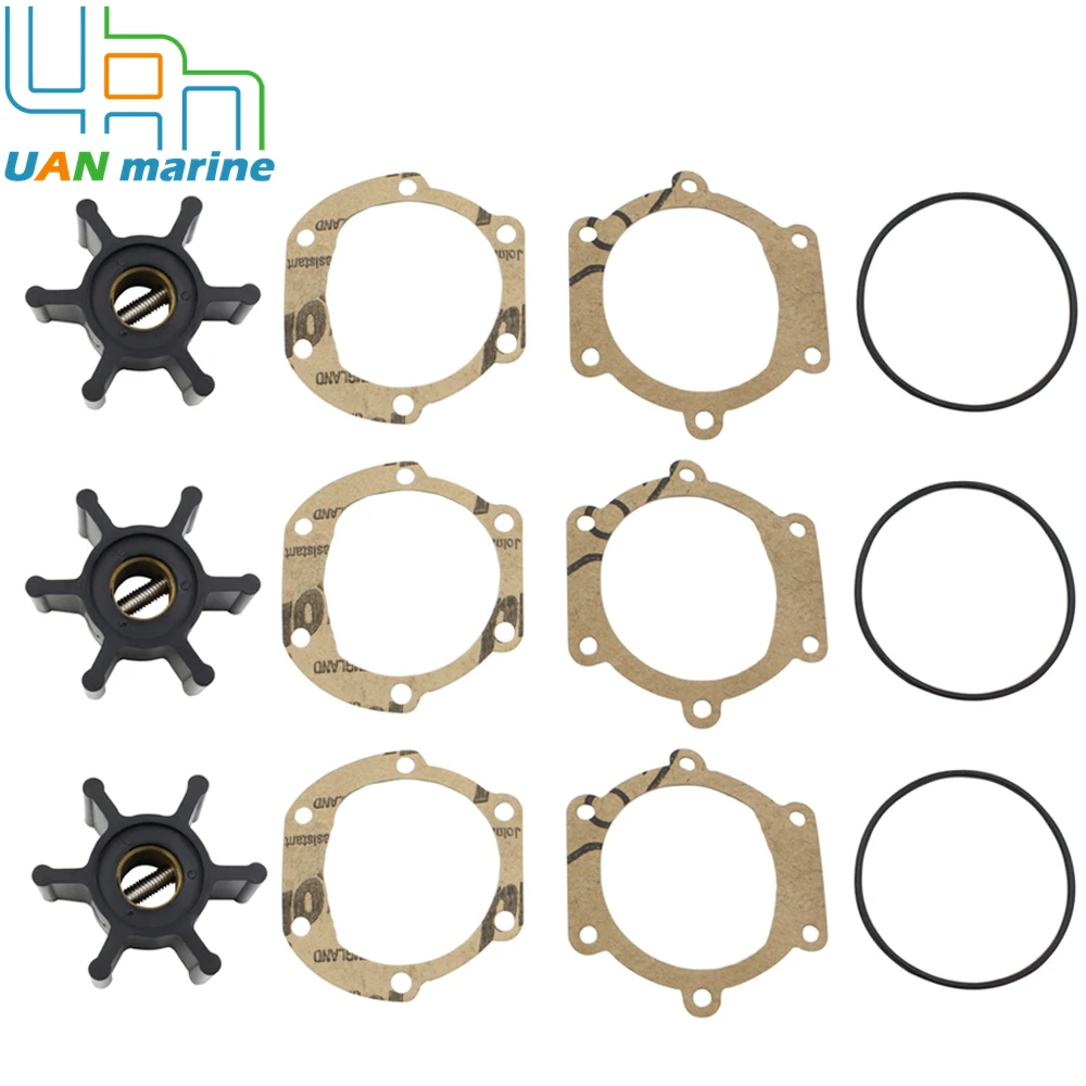 3-Sets-Impeller-Johnson-09-1026B-Jabsco-673-0001-JMP-7051-09-108-0601 ...