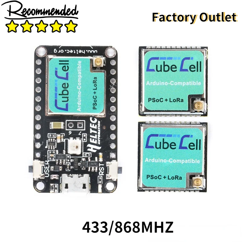 CubeCell ASR6501 433/868mhz Module Development Board Cortex M0 SX1262 ...