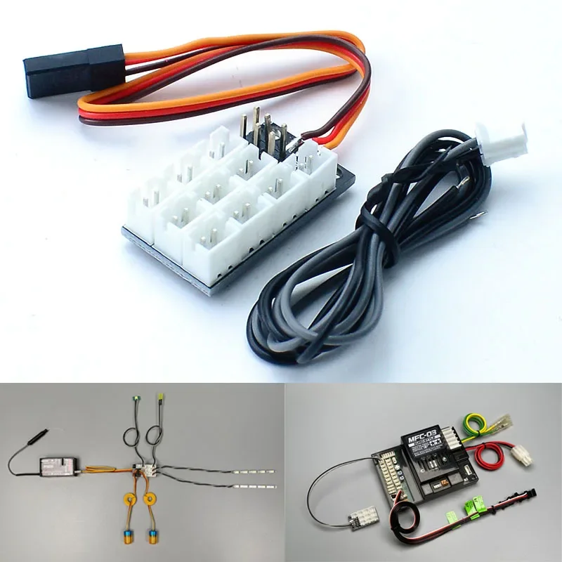 PH2-0-Light-Group-Expansion-Board-Module-GND-5V-PPM-for-1-14-Tamiya-RC ...