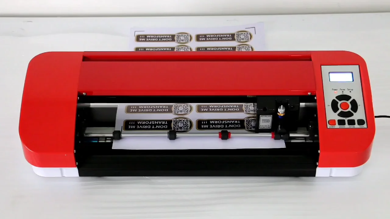 380MM vinil Mini kesici Plotter yazıcı ploter kesme makinesi vinil otomatik kontur kesimi vinil ...