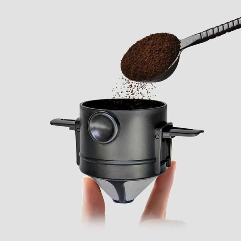 Collapsible-Coffee-Filter-Portable-Stainless-Steel-Drip-Coffee-Tea ...