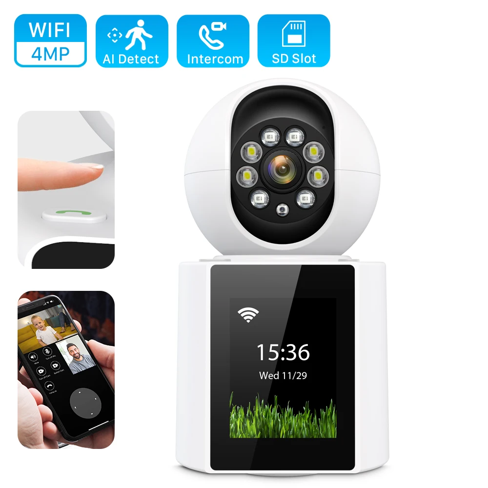 4MP-Wifi-IP-Camera-with-2-4-Inch-IPS-Screen-Video-Call-Audio-PTZ-IP ...