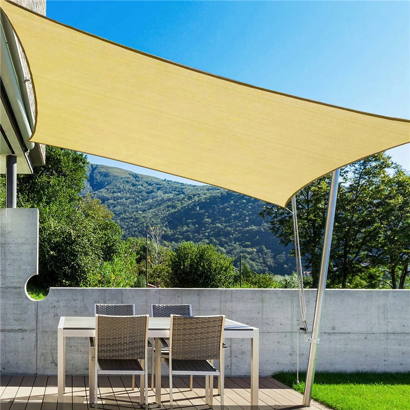 Outdoor Garden Shade Sail | Outdoor Garden Terrace | Canopy Lights ...
