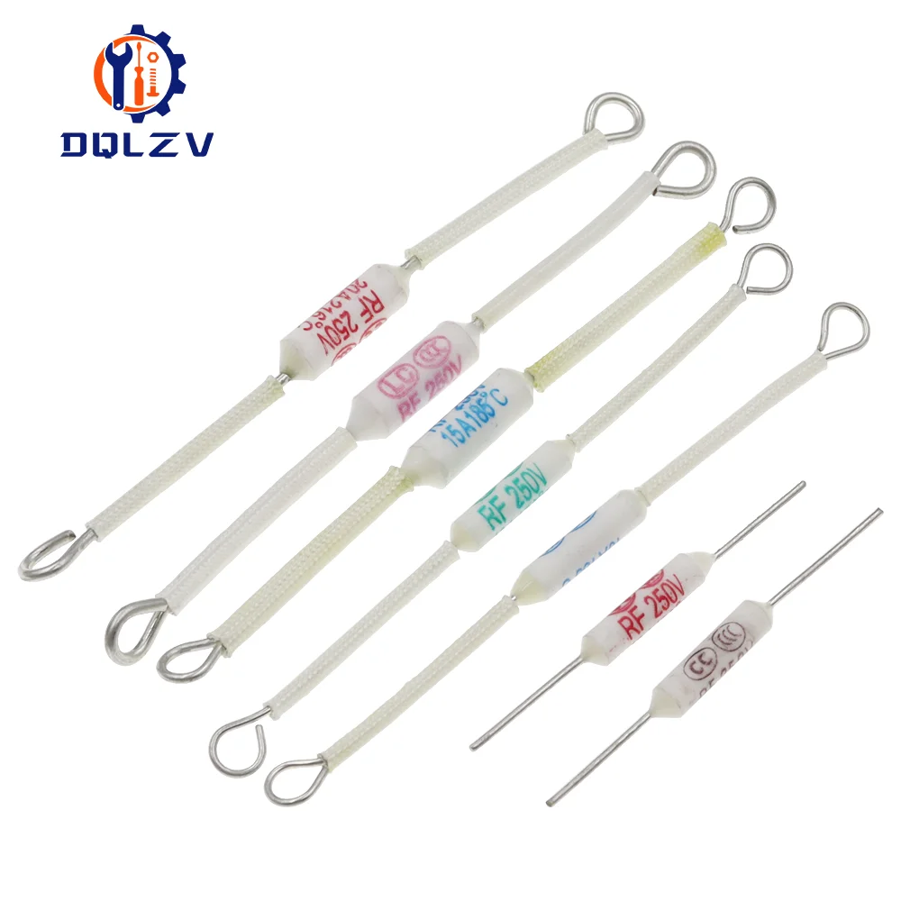 RF 250V 10A 15A 20A 250V Ceramic temperature fuse 130/155/165/185/216 ...