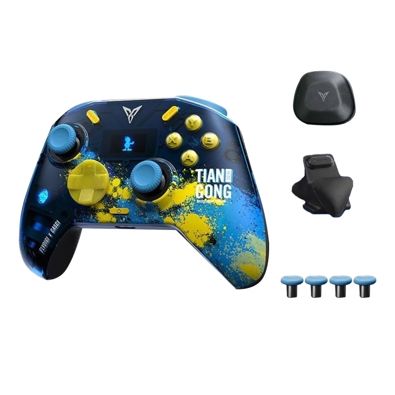 Game Controller Wireless Bluetooth compatível Gamepad Flydigi Apex ...
