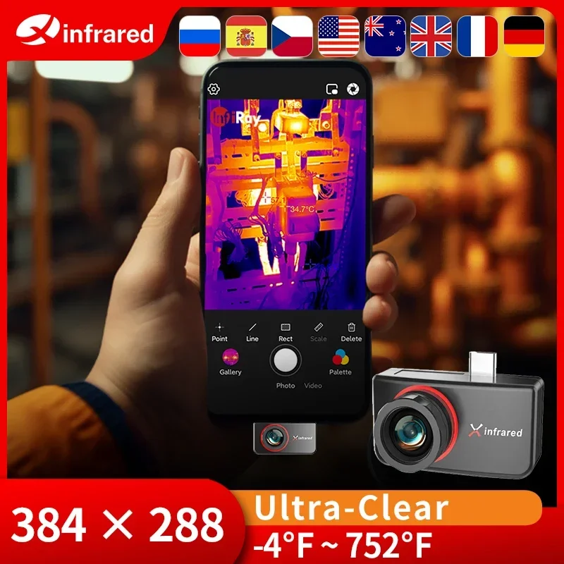 InfiRay Xinfrared T3S T3pro Thermal Camera Industrial Thermal Imaging ...