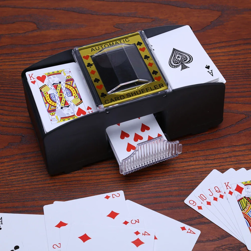 Automatic-Card-Shuffling-Machine-1-2-Decks-Electric-Poker-Card-Shuffler ...