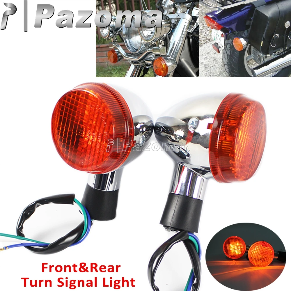 Emark E13 Turn Signals Light Motorcycle Turn Signal Indicator Amber ...