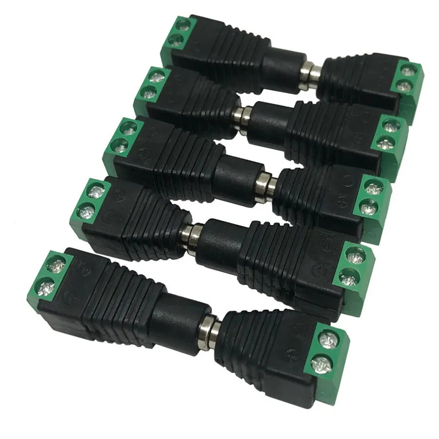 5pcs-Male-Female-DC-Connector-2-1mm-X-5-5mm-Power-Plug-Adapter-for-CCTV ...