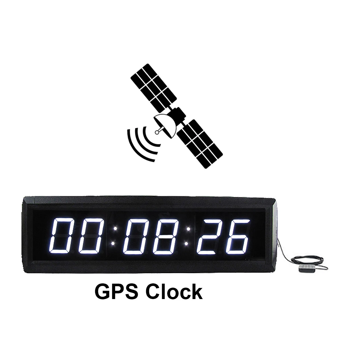 Wall-Mounted-GPS-Satellite-Clock-Atomic-Timer-New-Arrival-1-8-Inch-6 ...