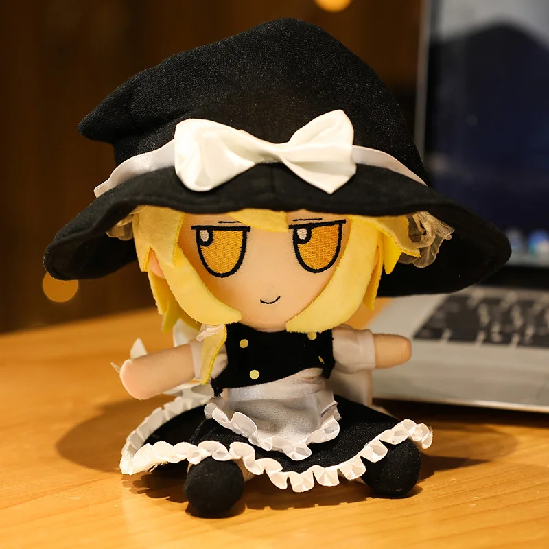 1pc 20CM Hot Game Touhou Project Dolls Cute Hakurei Marisa Kirisame ...