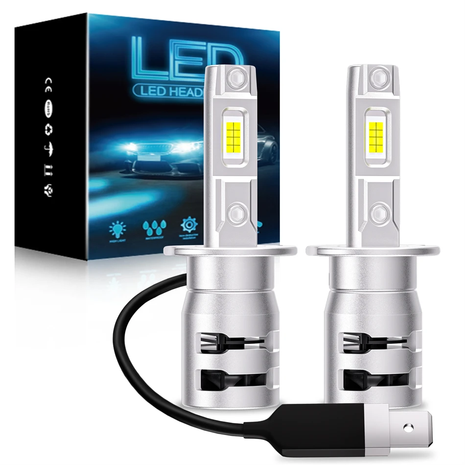 KAFOLEE-2Pcs-160000Lm-180W-H3-Led-Lights-CSP-6500K-LED-H3-Headlight ...