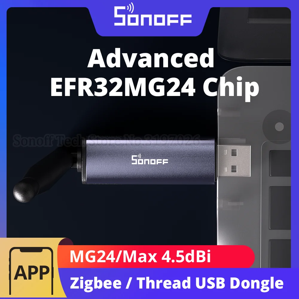 SONOFF Dongle Plus MG24 Zigbee Thread USB Dongle EFR32MG24 New-Powerful ...