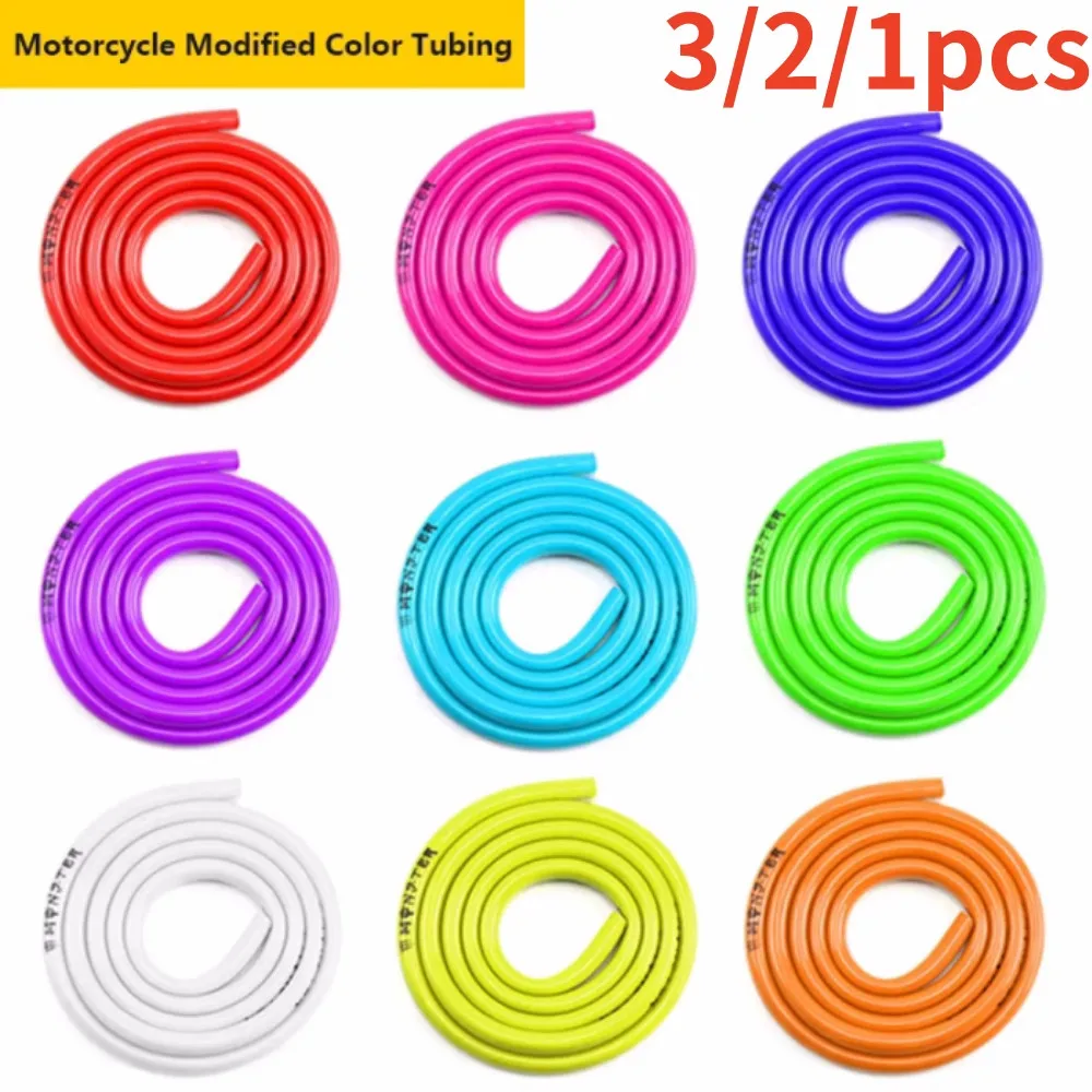 1M Motorcycle Fuel Filter Motorbike Dirt Hose Line Petrol Pipe Fuel Gas ...