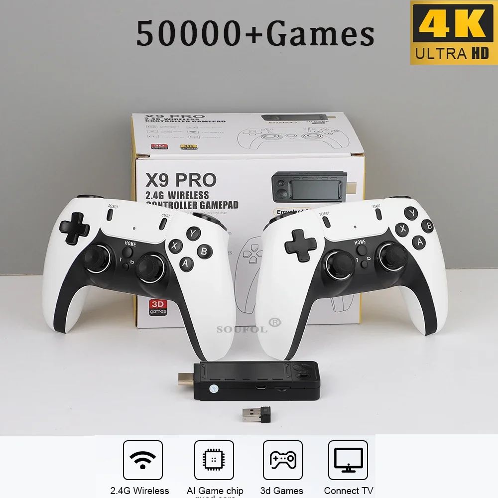 X9-PRO-Retro-Game-Stick-Built-in-50000-Games-50-Simulators-Video ...