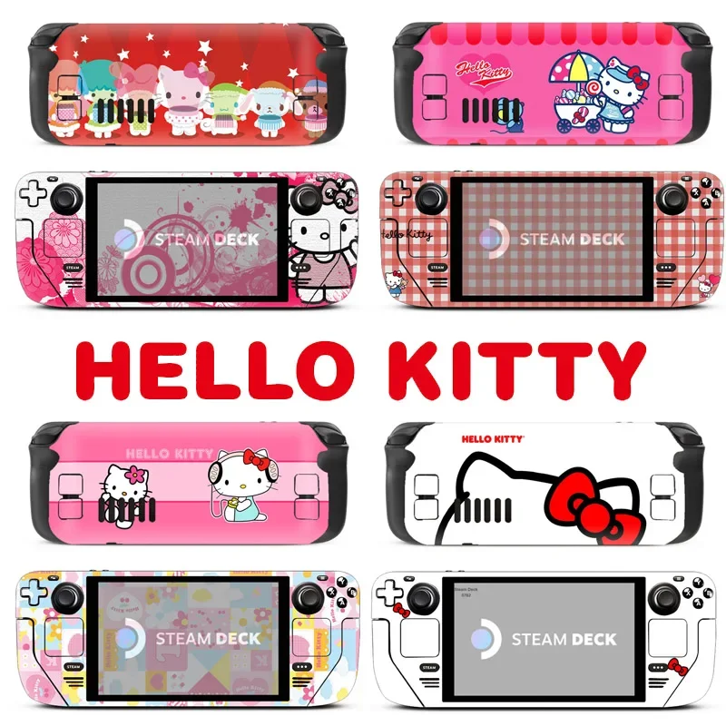 Sanrio-Hello-Kitty-Pele-De-Vinil-para-Steam-Deck-Console-Conjunto ...