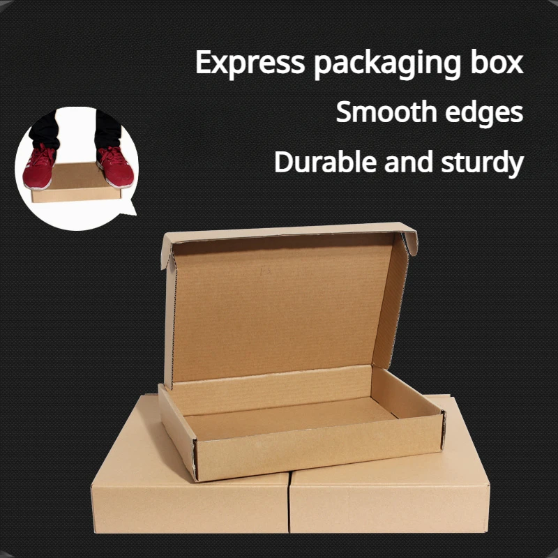 Kraft-Paper-Packaging-Box-Corrugated-Paper-Express-Transport-Packing ...