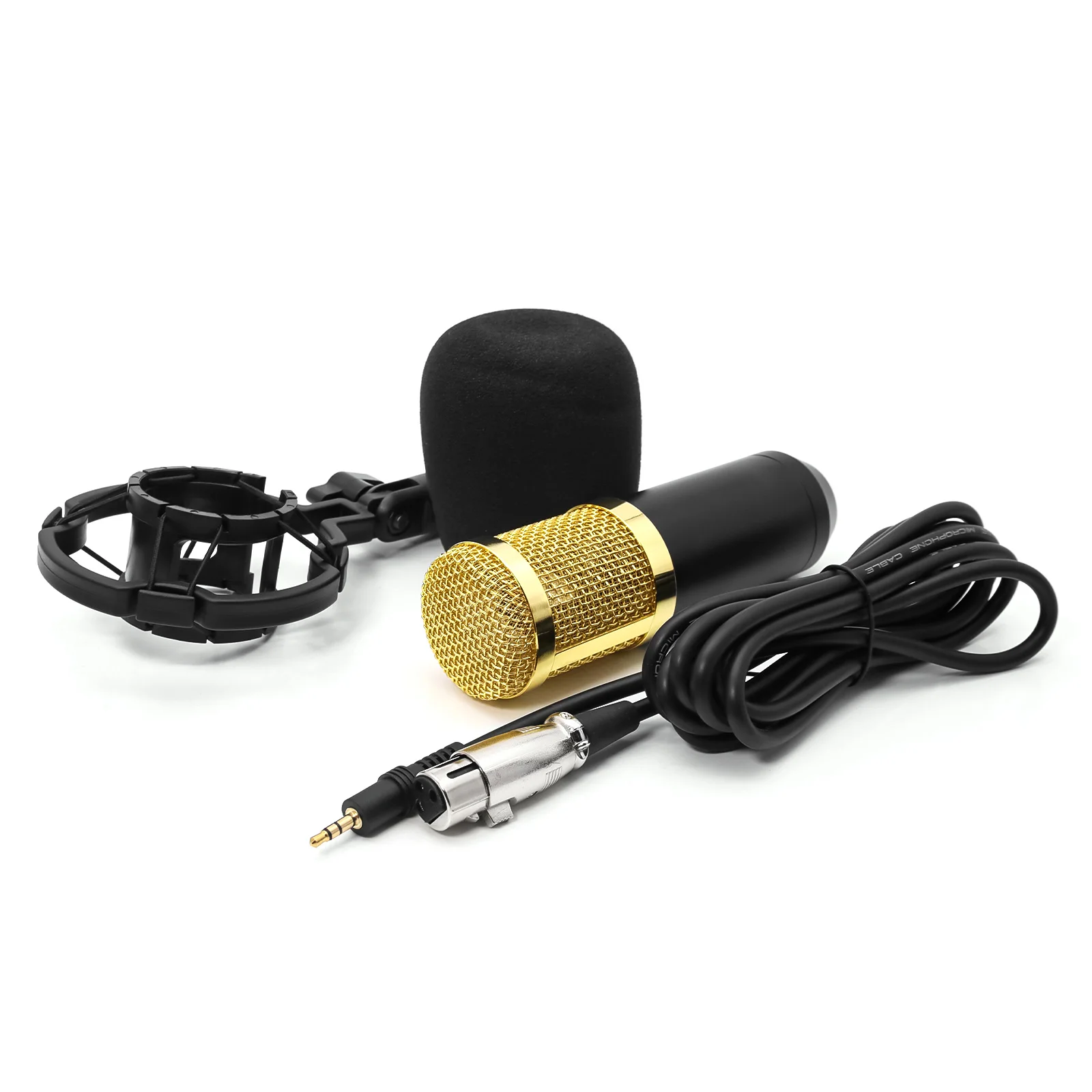 BM 800 Karaoke Microphone Metal Condenser Recording Microphone for KTV ...