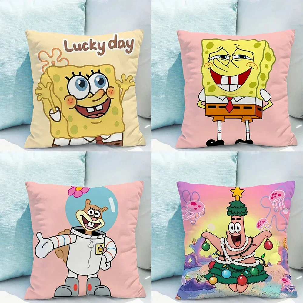 SpongeBob-SquarePants-pillowcase-cartoon-kids-room-decoration ...