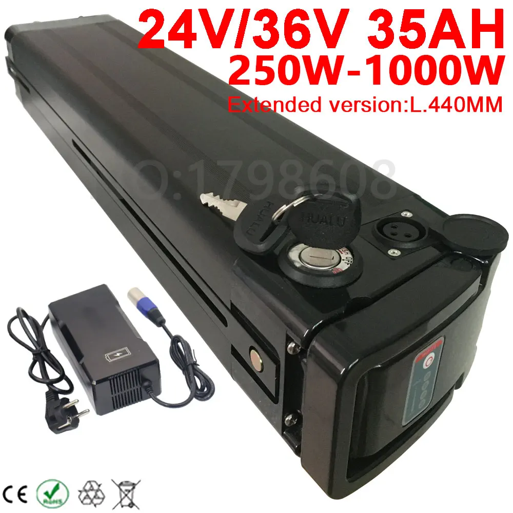 36V-24V-40Ah-35Ah-30Ah-25Ah-20Ah-18Ah-Lithium-ebike-Batterie-Silver ...