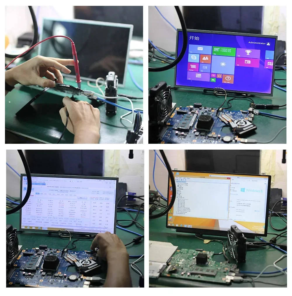 E1/E2/A8 для HP Pavilion 15-BA 15-AF, материнская плата для ноутбука LA ...