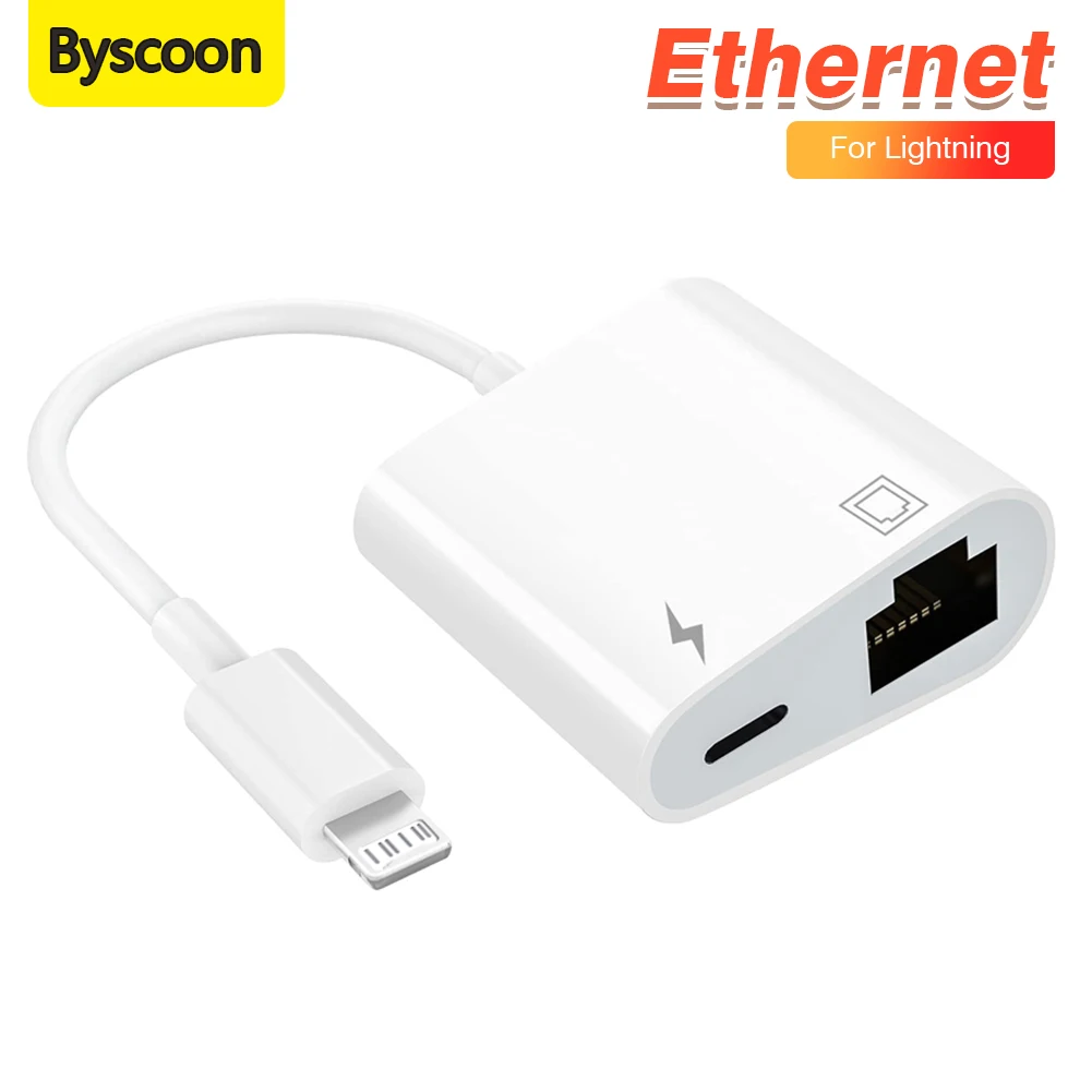 Byscoon-Lighting-to-RJ45-Ethernet-OTG-Adapter-LAN-Wired-Network-Cable ...