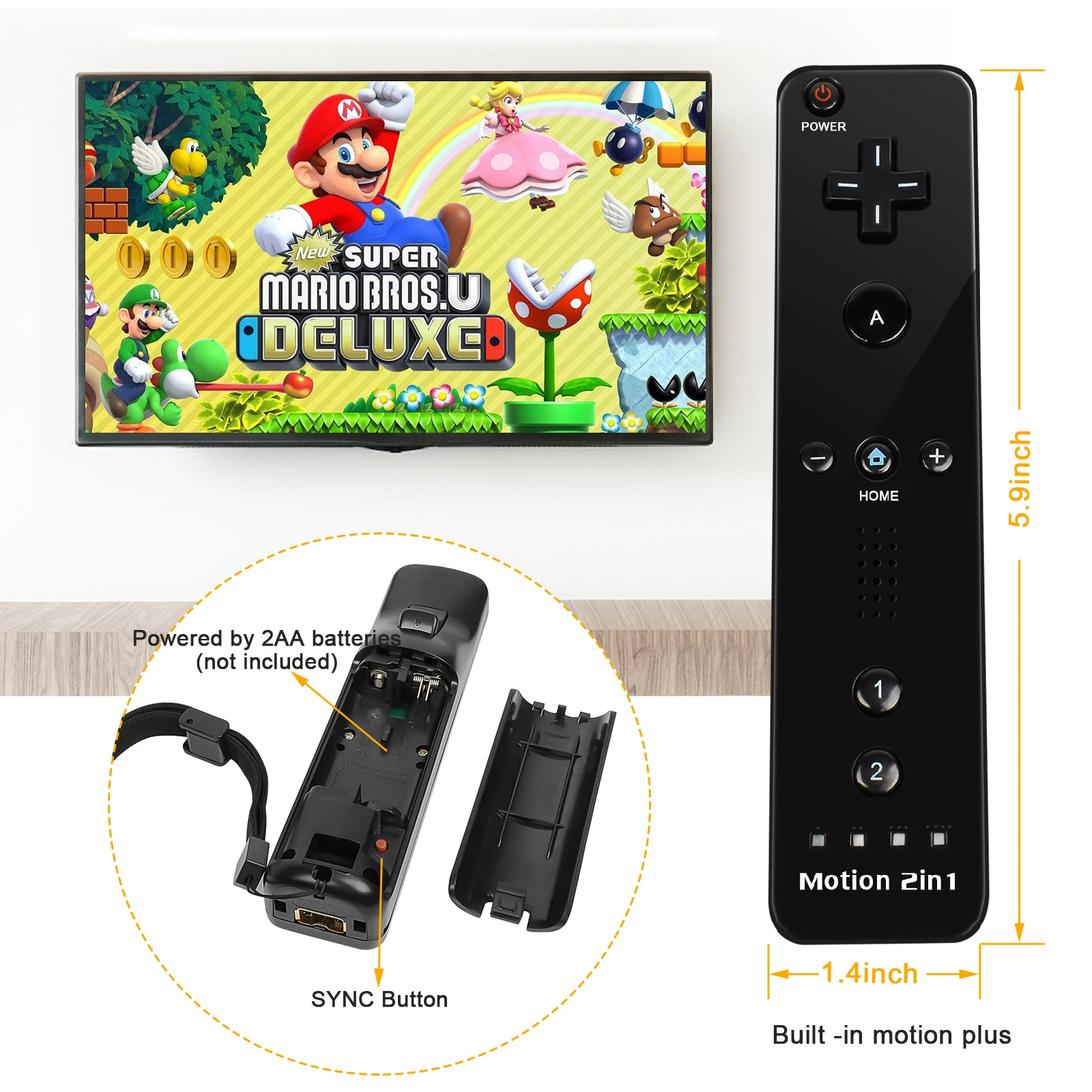 Mario Wii Controller Plus