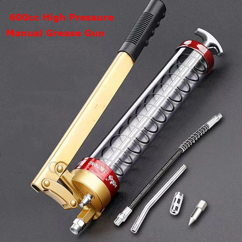 1-Set-High-Pressure-Transparent-Heavy-Duty-14000PSI-Grease-Gun-Pistol ...
