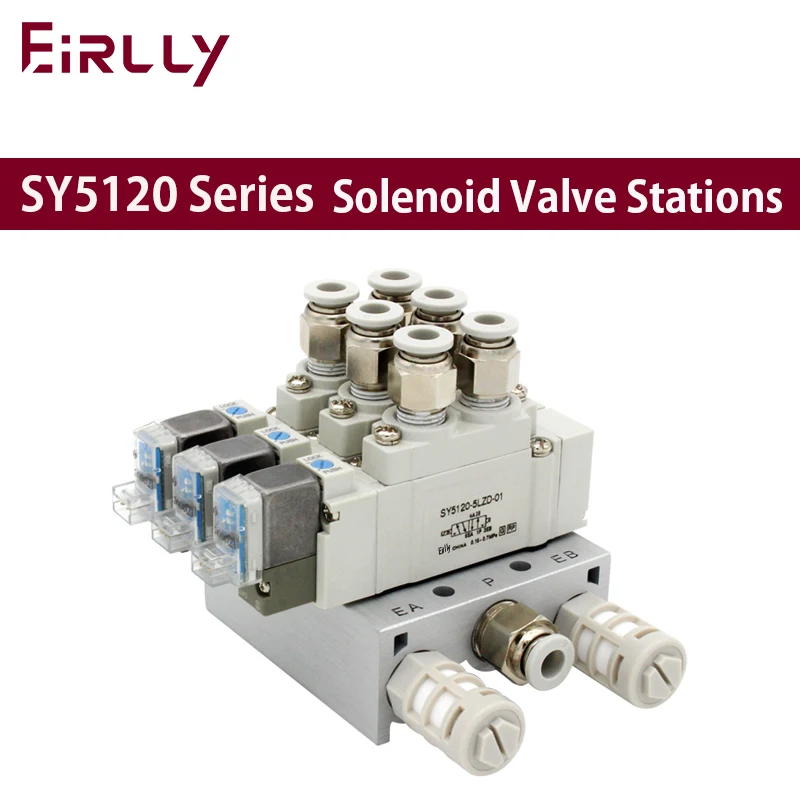 SMC type SY5120 Solenoid valve combination Single electronically ...