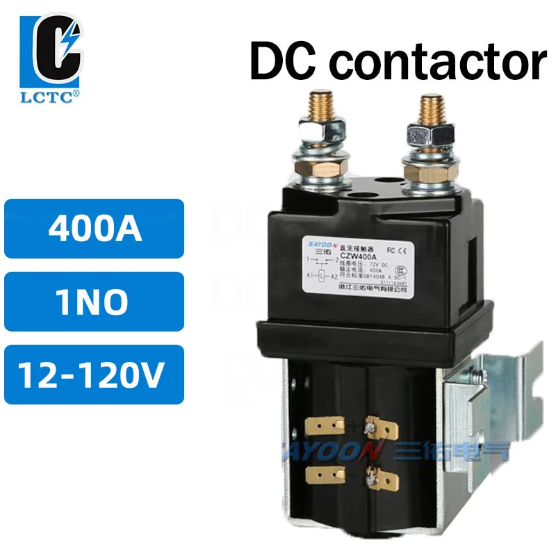 CZW-400A-DC-Contactor-one-normally-open-Relay-12V-24V-36V-48V-60V-72V ...