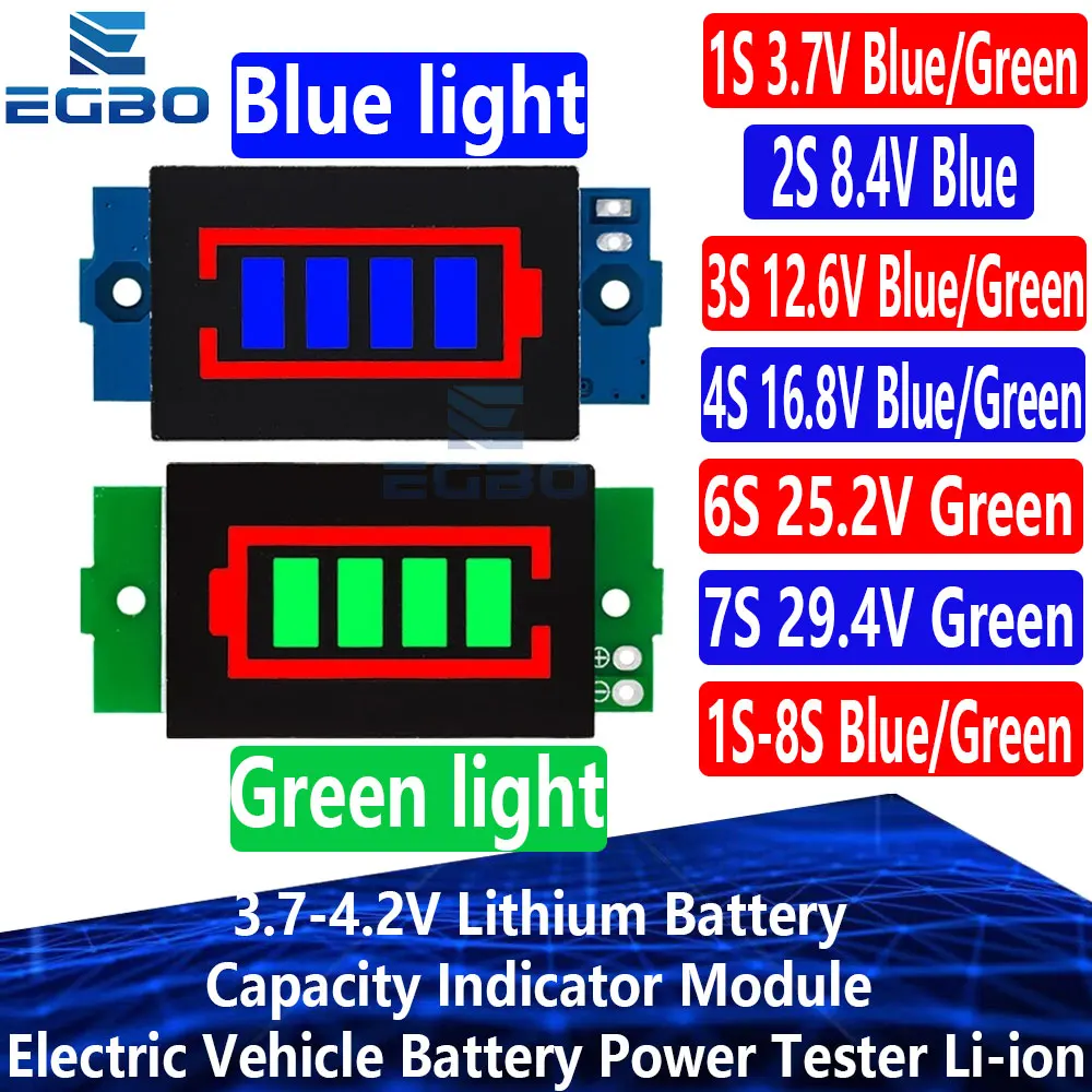 1-10PCS-1S-2S-3S-4S-6S-7S-8S-Single-3-7V-Lithium-Battery-Capacity ...