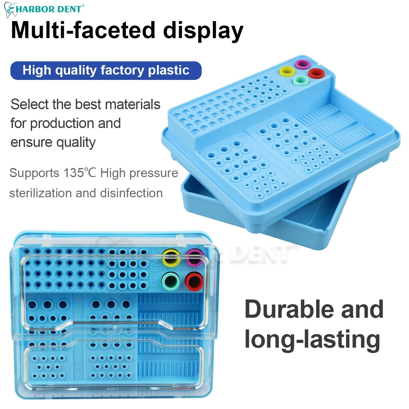 HARBOR-Dental-Endo-Files-Sterilization-Box-Diamond-Burs-Boxes-Dental-Instrument-Drills-Block ...