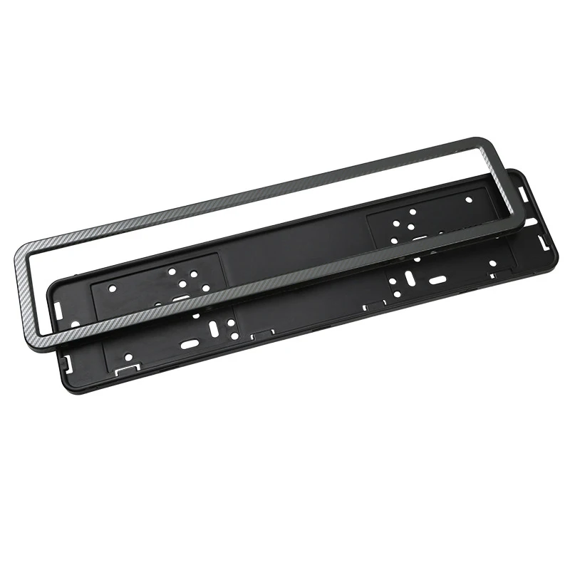 New-Stainless-Steel-Carbon-Fiber-Car-License-Plate-Frame-Car-Universal ...