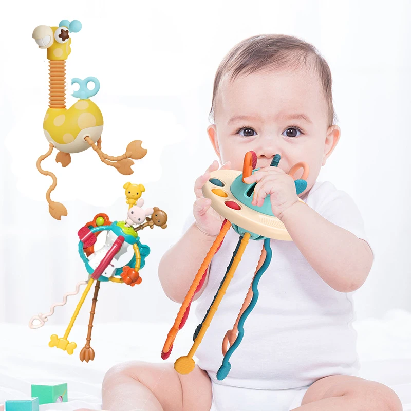 Montessori-Silicone-Pull-String-Sensory-Toys-Learning-Games-for-Kids ...