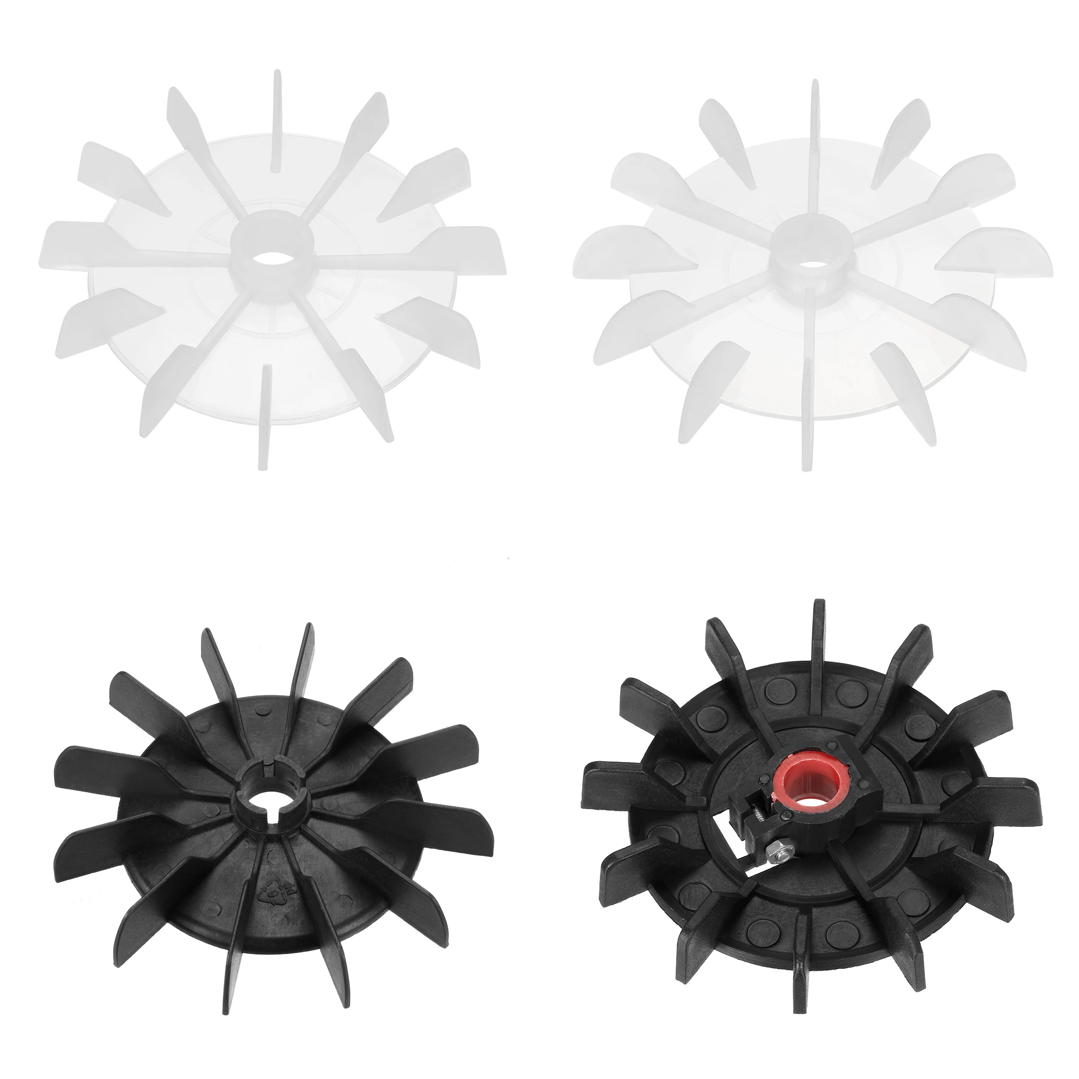 1Pcs-100x12-116x14-120x15-142x18mm-Round-Shape-Bore-White-Black-Plastic ...