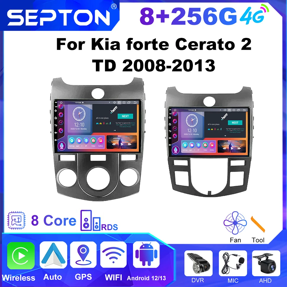SEPTON-Android-Car-Stereo-Radio-for-Kia-Forte-Cerato-2-TD-2008-2013 ...