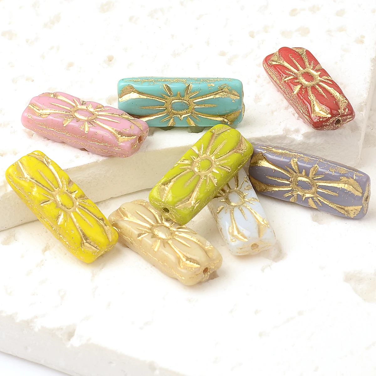 8x20mm-High-Quality-Multicolor-Flat-Rectangle-Glass-Square-Loose-Spacer ...