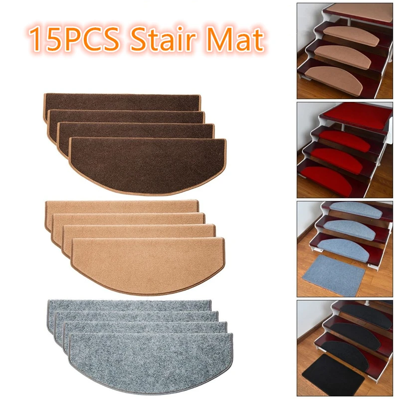 15PCS-55x21-Stair-Tread-Carpet-Mats-Self-Adhesive-Stair-Mat-Stair-Mat ...