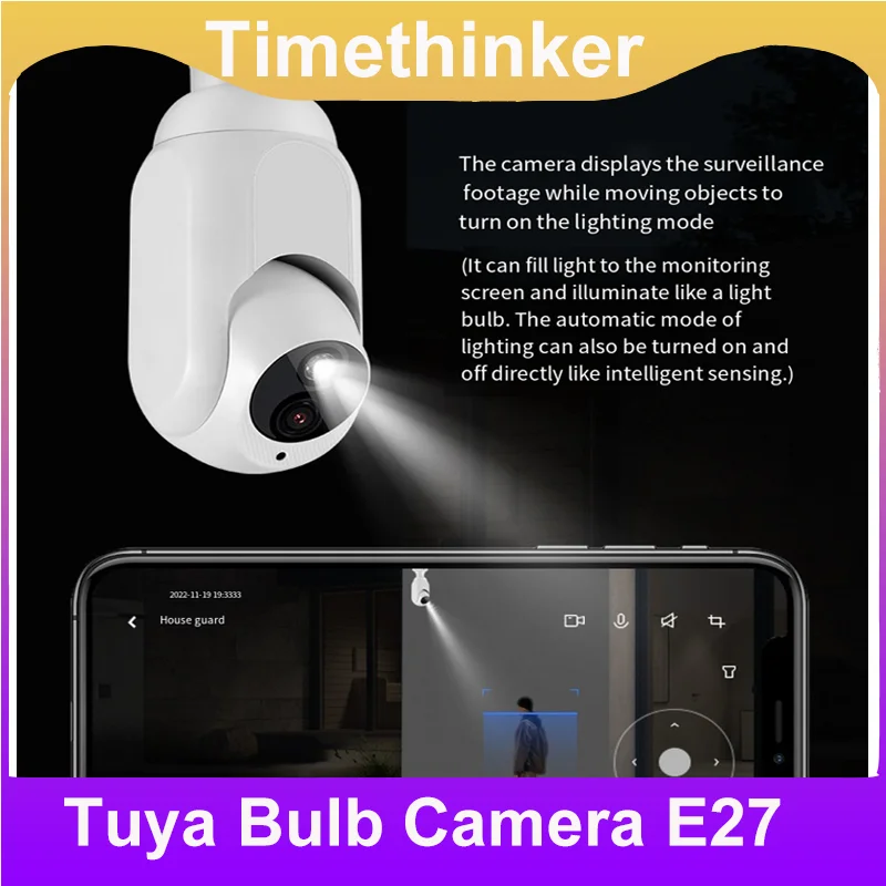 Tuya-Wifi-1080P-E27-Bulb-Camera-360-Panoramic-Surveillance-Camera-LED ...