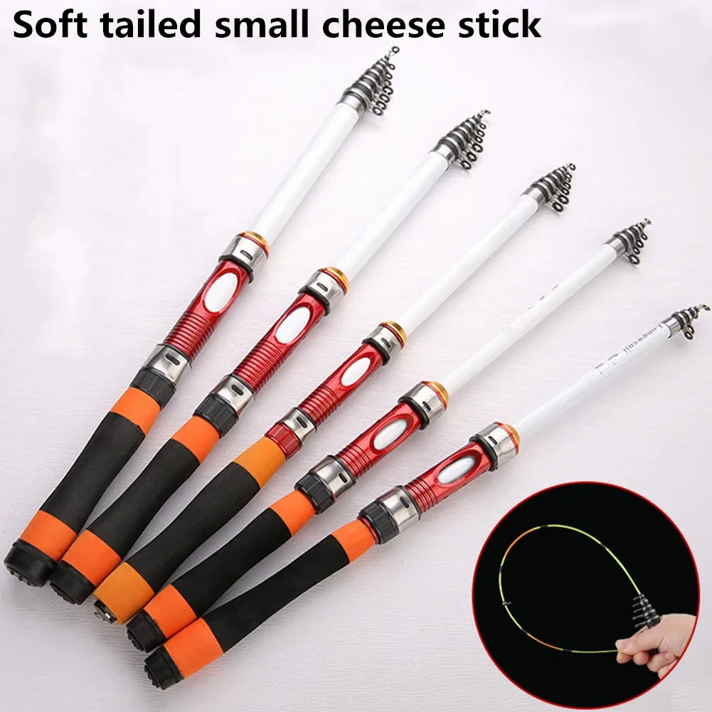 Soft-tailed-rotating-fishing-rod-equipment-tools-portable-short-section ...