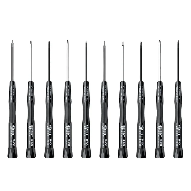 Precision Screwdriver T2 T10 Torx Bits PH0 PH000 Phillips 5 Point Magnetic Bit Slotted ...