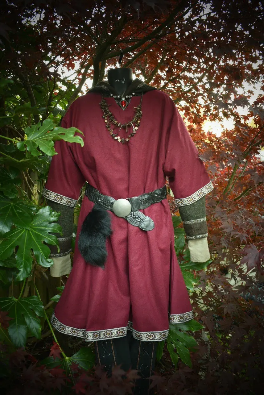 Adult-Men-Medieval-Knight-Warrior-Costume-Green-Tunic-Clothing-Norman ...