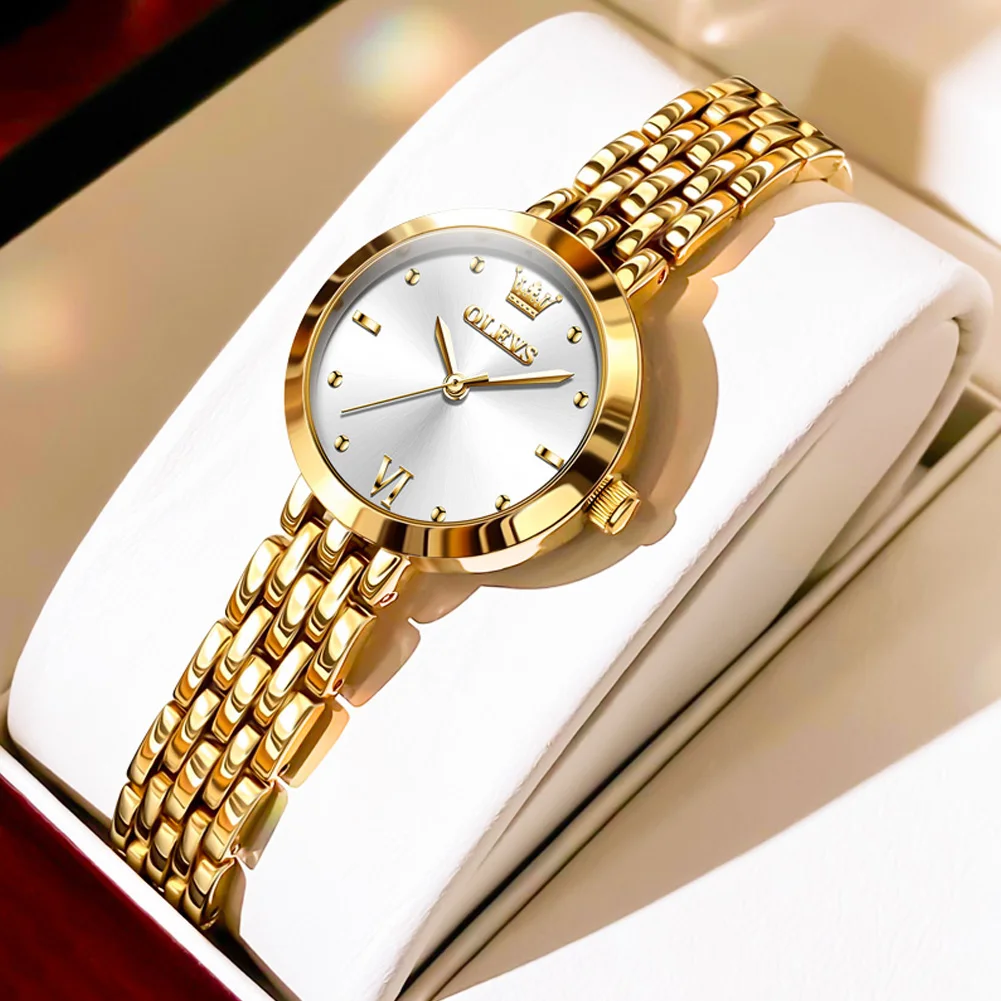 Stilvolle Gold Uhren Damen Bild