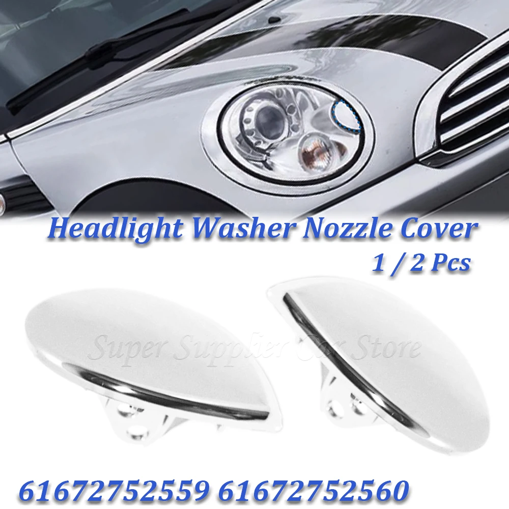 Front-Left-Or-Right-Bumper-Headlight-Washer-Cover-1-2pcs-For-BMW-Mini ...