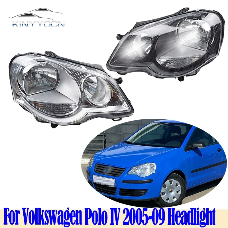 For Volkswagen Polo IV 2005 06 07 08 2009 Head Light Head Lamp ...